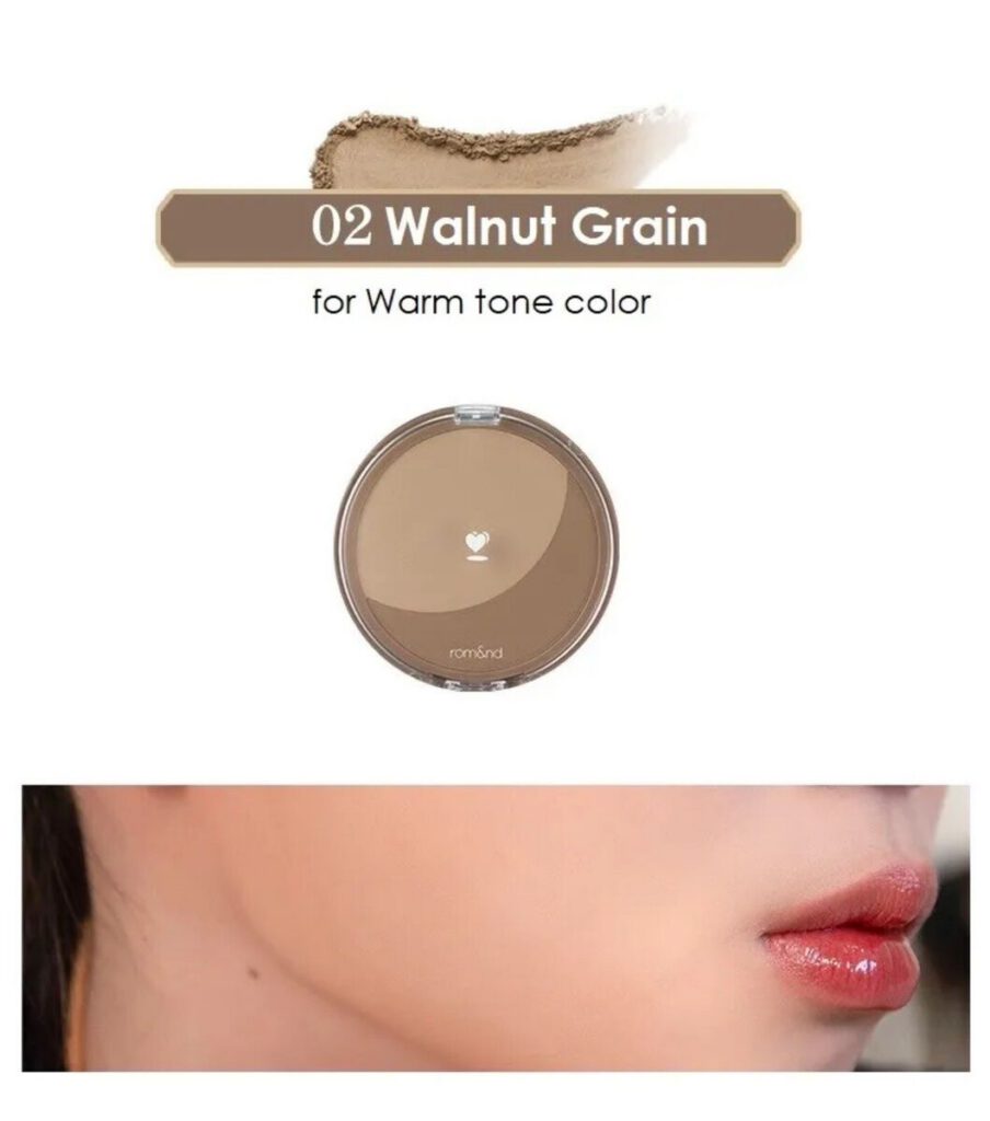 ROM&ND Better Than Shape #02 Walnut Grain - Paleta de Contorno ...